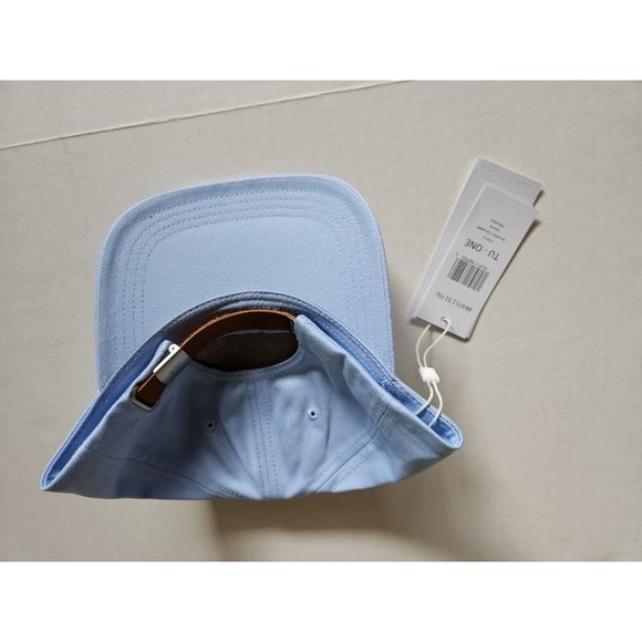 Lacoste | Accessories | Lacoste Unisex Contrast Strap And Oversized Crocodile Cotton Cap Sky ...